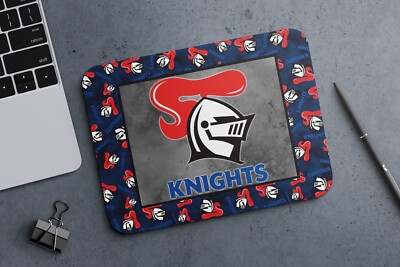 Custom Neoprene Mouse Pad Mat - NRL Footy Foot Ball Newcastle Knights ...