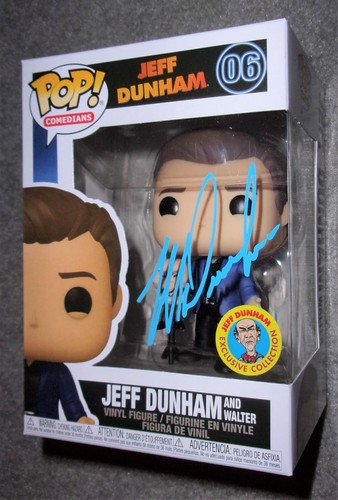 Funko POP Vinyl Comedians JEFF DUNHAM W/WALTER AUTOGRAPH Exclusive #06 ...
