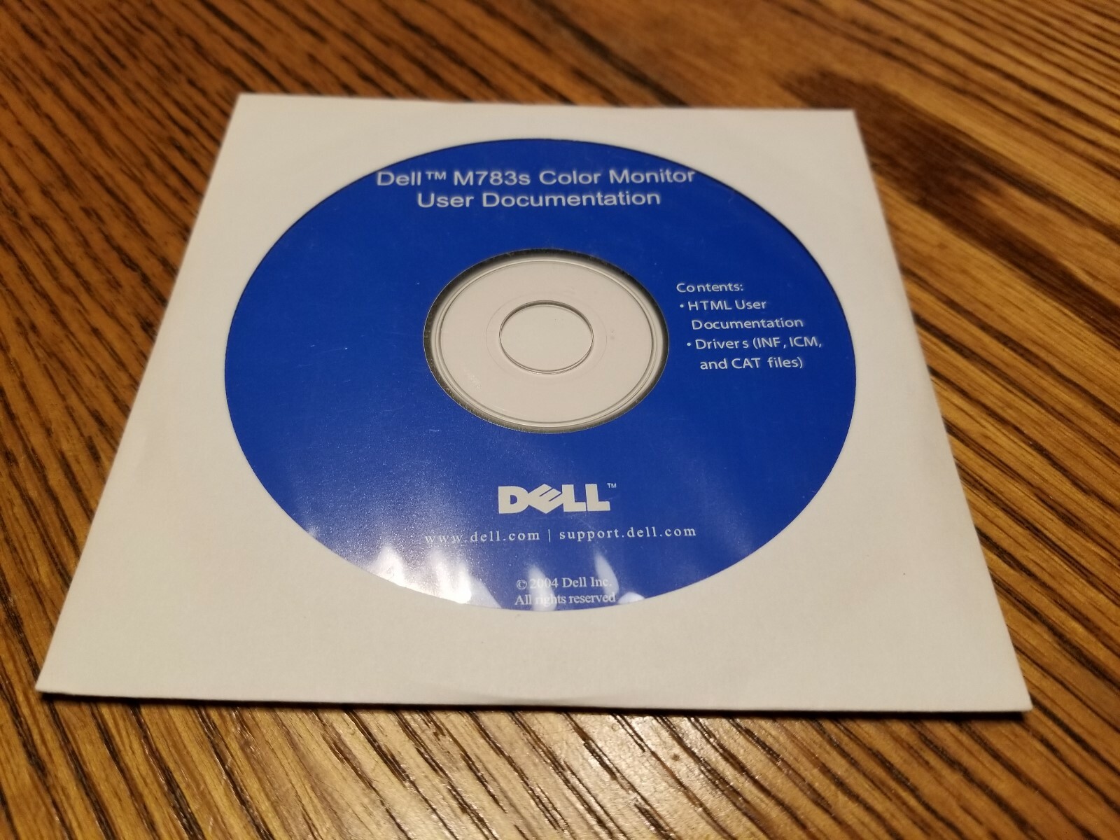 Dell M783s Color Monitor User driver CD/Unused | eBay