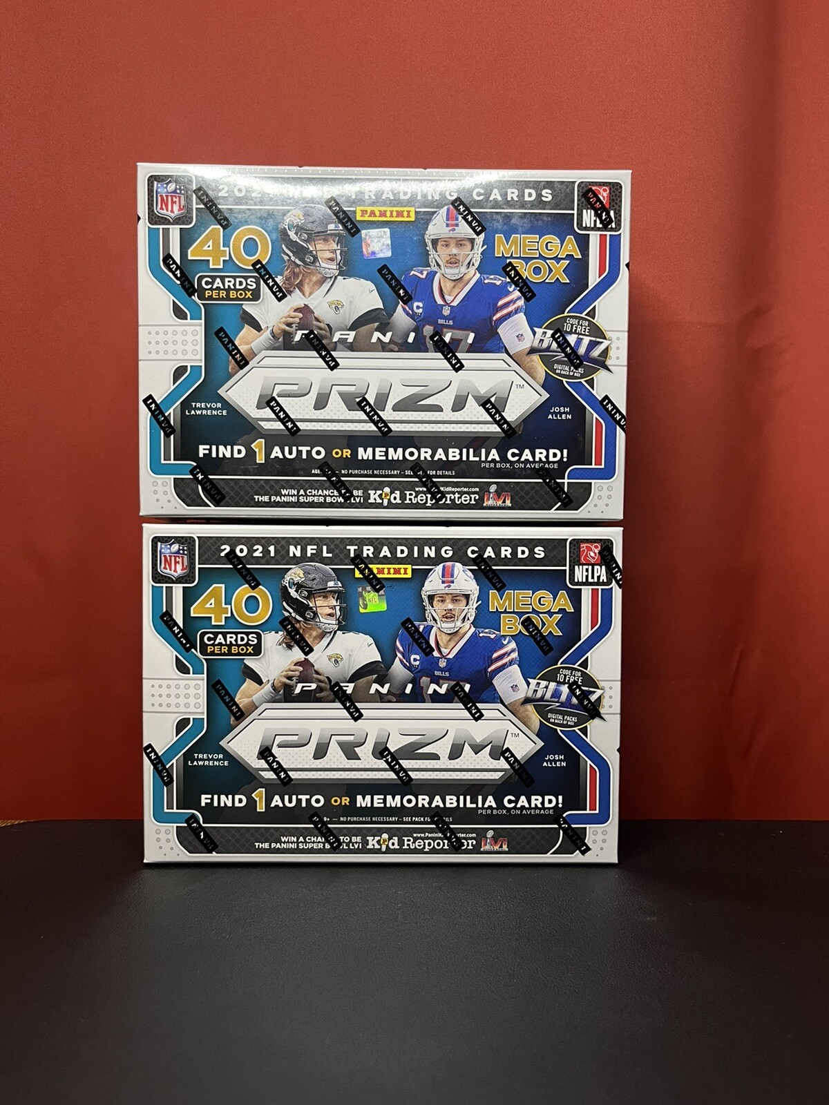 2021 Panini NFL Prizm Factory Sealed Target Mega Box Football Cards ...