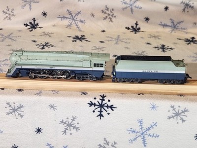 AHM Rivarossi HO 4-6-4 Hudson Steam Loco w/tender, Santa Fe #3460 "Blue ...