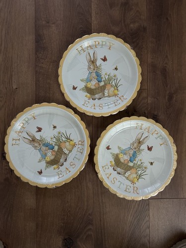 Peter Rabbit Birthday/ Easter Party Plates 36ct total New | eBay