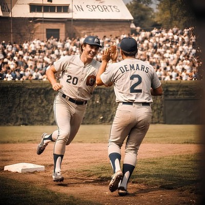 HOCKEY PHOTO PRINT NHL Mike Schmidt BILLY DEMARS PHILADELPHIA PHILLIES ...
