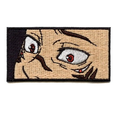 Jujutsu Kaisen Shocked Sukuna Patch Scared Red Eyes Embroidered Iron On ...