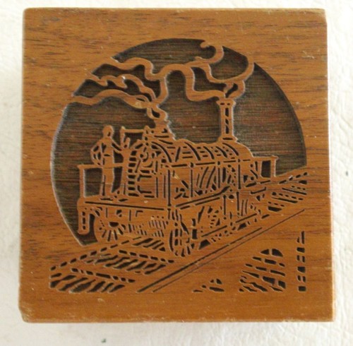 Walnut Paperweight Laser Engraved with Steam Train Locomotive Engine | eBay