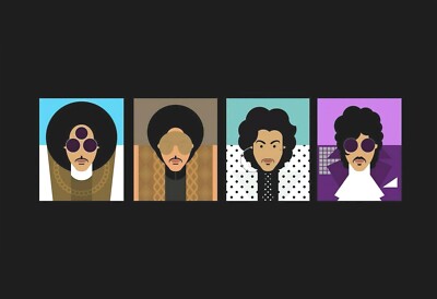 Prince Hit 'n Run Purple Rain 13x19 Borderless Poster Gloss Print 9021 ...