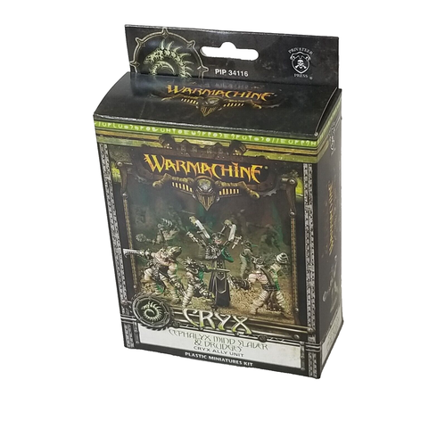 Warmachine Hordes Cryx Cephalyx Mind Slaver & Drudges (1+9 models) NEW ...