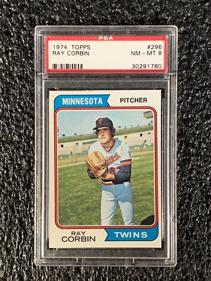 1974 Topps Baseball #296 Ray Corbin PSA 8 | eBay