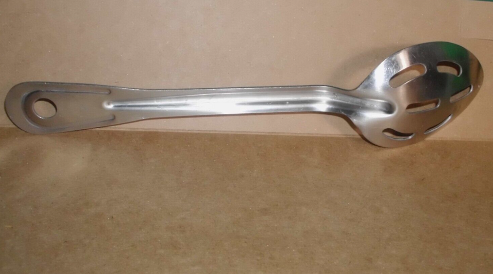Vintage Halco 18/8 stainless, #4754, Japan, Large Slotted Serving Spoon ...