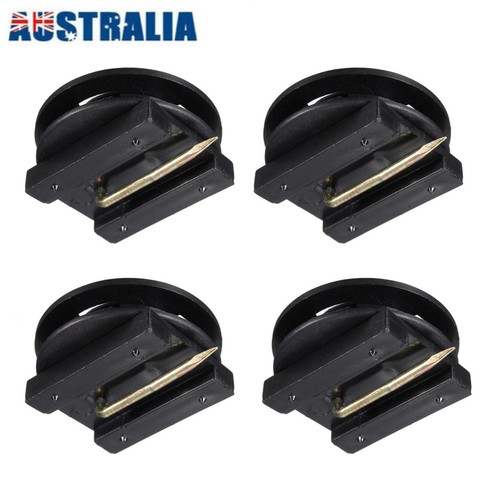 4PCS/Set Universal Plastic Black Car Mat Carpet Clips Fastener Auto ...