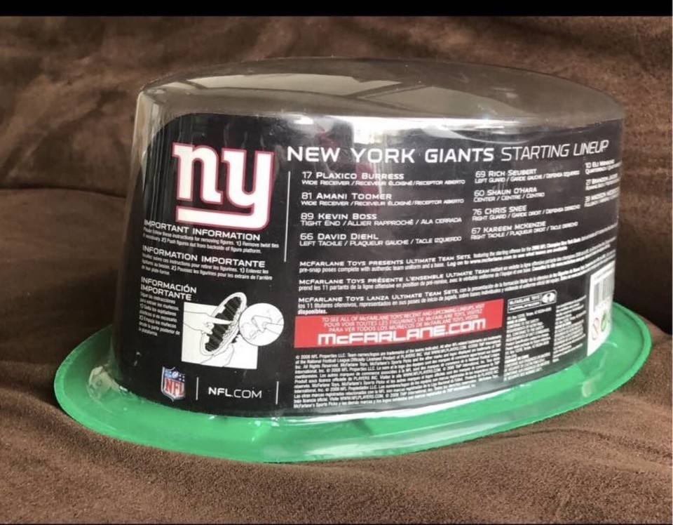 McFarlane Ultimate Team Set New York Giants NFL Championship Edition ...