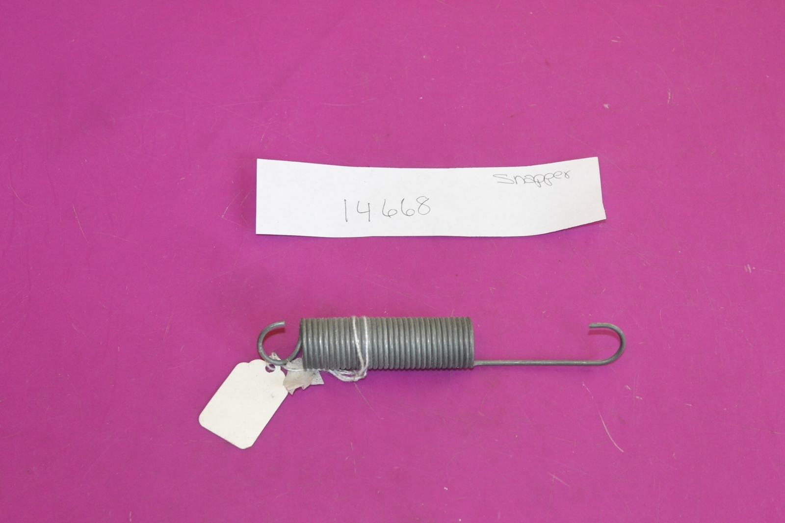 Snapper Spring. Part 14668. 7014668. Acquired from a closed dealership ...