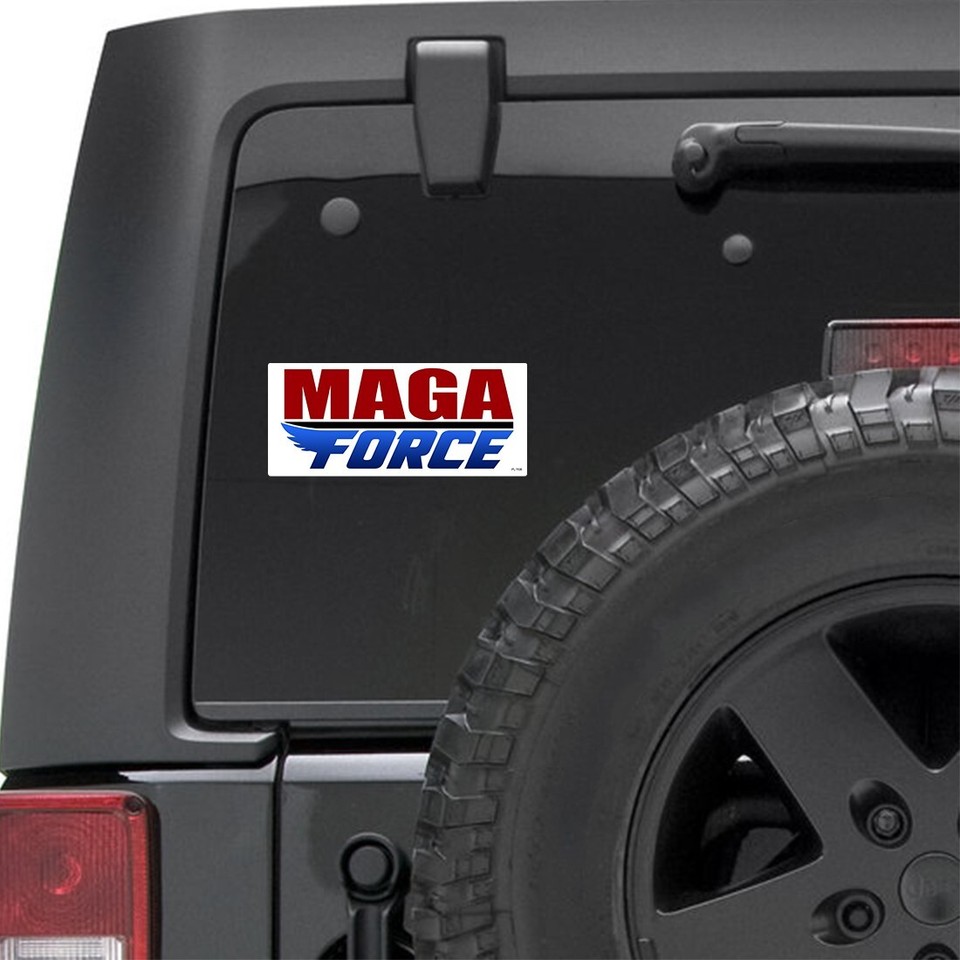 MAGA Force Sticker - Trump 2024 Ultra Funny Bumper Car Truck Vinyl ...