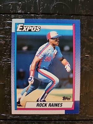 1990 Topps - #180 Tim "Rock" Raines - Montreal Expos - HOF - EX-MNT | eBay
