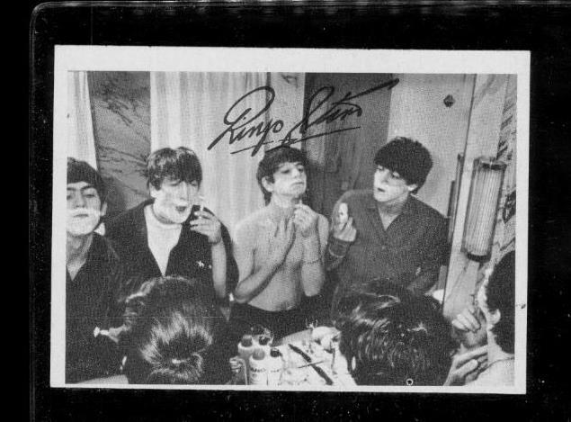 1964 Topps Beatles 3rd Series Trading Card #138 Ringo Starr Black ...