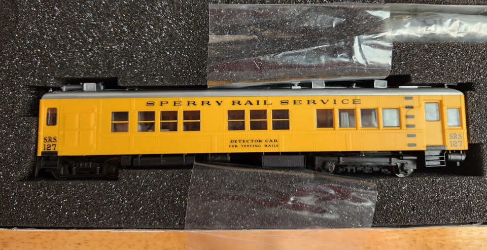 Walthers HO #932-6271 Sperry Rail Service (old) #127 Detector Car, NOS ...