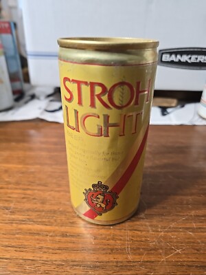 Stroh Light Beer/The Stroh Brewing Co. ~ Aluminum 12oz. Beer Can ...