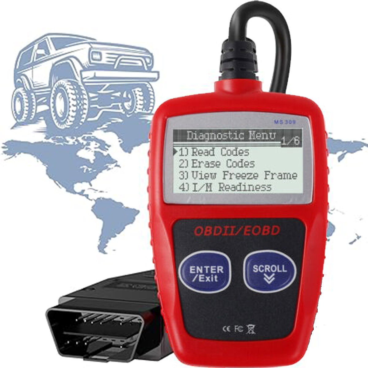 Automotive OBD Code Reader OBD2 Scanner Car Check Engine Fault Diagnostic Tools | eBay