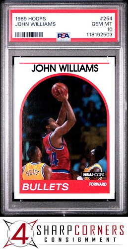 1989 HOOPS #254 JOHN WILLIAMS BULLETS POP 6 PSA 10 | eBay
