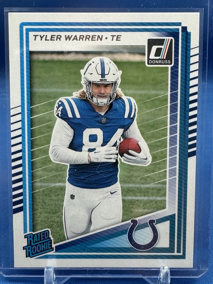 2025 Tyler Warren Rookie Card Lot Donruss Rated Rookie And Score | eBay