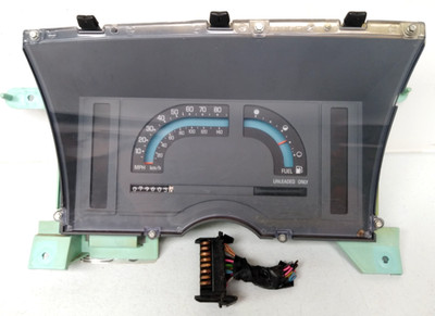 79K 1992 Chevy S10 Blazer Instrument Gauge Cluster Manual Trans M/T ...