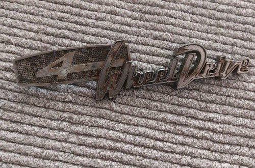 1966-1971 JEEPSTER COMMANDO Tailgate 4 Wheeldrive Emblem 66-71 OEM | eBay