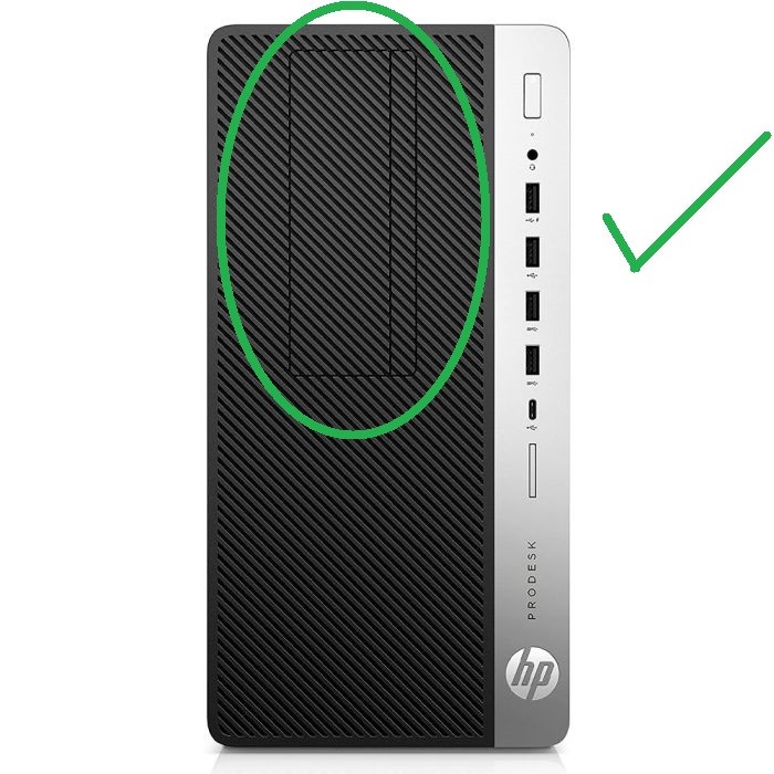 HP ELITEDESK TWR 705 800 G3 G4 G5 DVD Optical Drive Bezel Blank Plastic ...