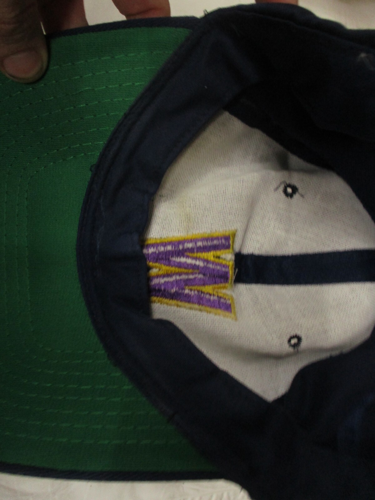 Vintage 90s Washington UW Huskies Football Hat Cap Blue Snapback | eBay