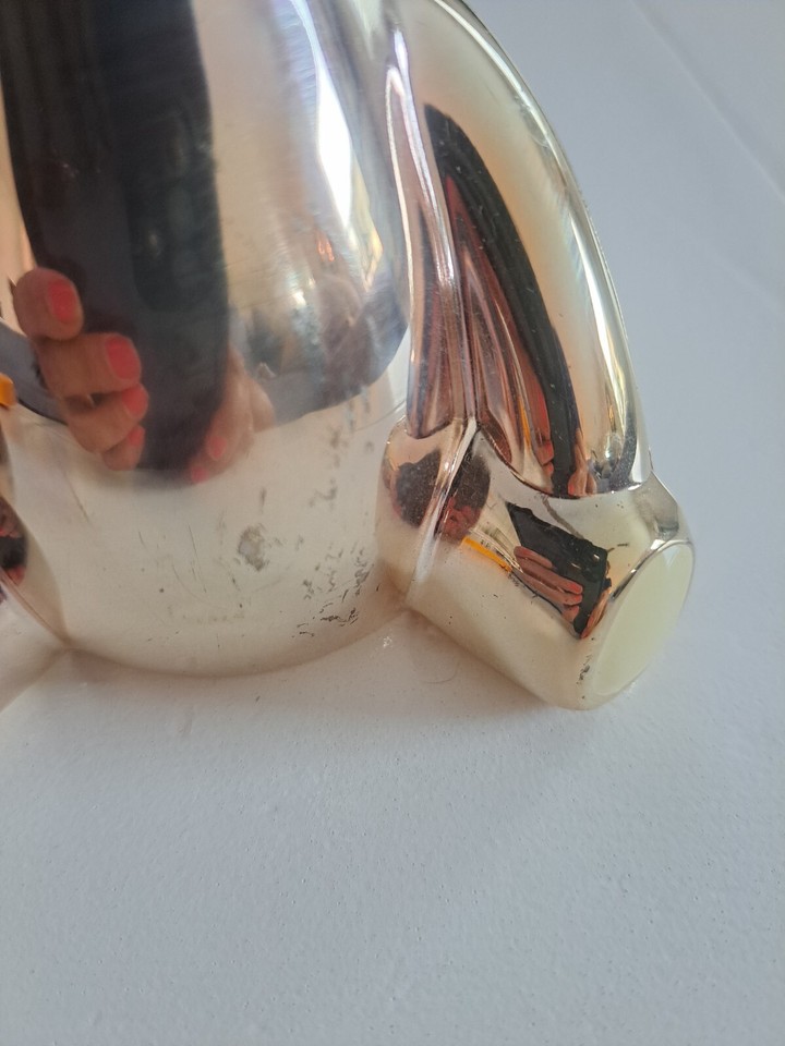 Rose Gold Plated Rattle And A Money Box Teddy Gold For Baby | eBay