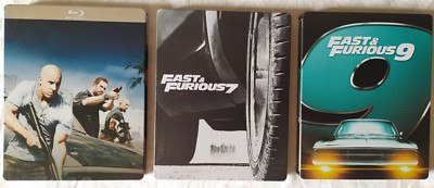 LOT 3 Fast and furious STEELBOOK: 5/7/9 Steelbook Blu-ray | eBay