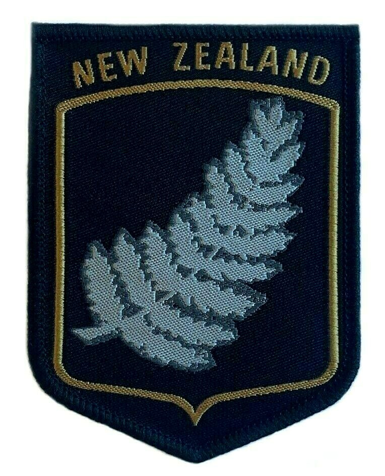 New Zealand Silver Fern Patch (3 Inch) Iron-on Badge Travel Flag Crest Kiwi GIFT | eBay