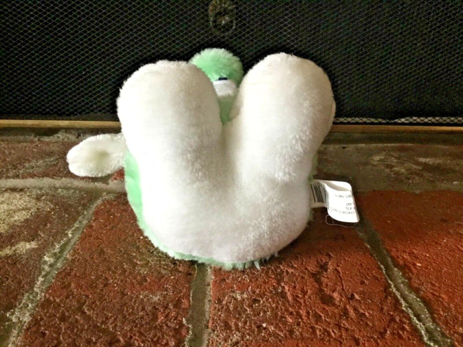 Vtg 1983 Stuffed Animal Easter DUDLEY BUNNY RABBIT Green & White 8.5 ...