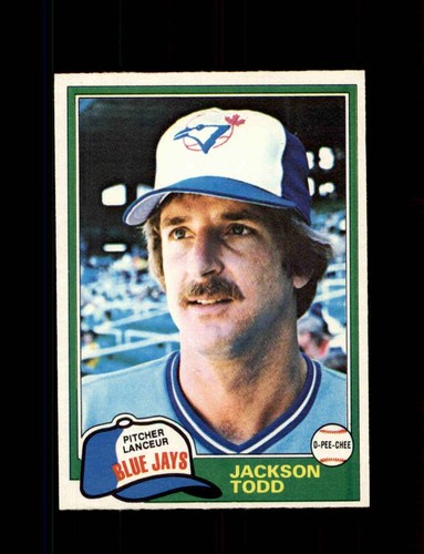 1981 JACKSON TODD O-PEE-CHEE #142 BLUE JAYS *5098 | eBay