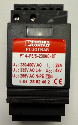 Phoenix Contact Überspannungsableiter PT4-PE/S-230AC-ST / 2882462 / ...