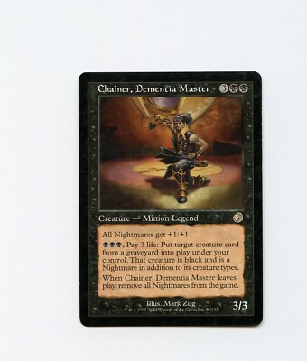 Chainer, Dementia Master Torment LP Magic the Gathering MTG 18 | eBay