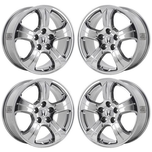 18" HONDA PILOT PVD BRIGHT CHROME-C WHEELS RIMS FACTORY OEM 64037 2012 ...