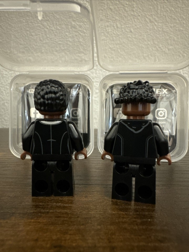 Lego Custom Minifigures Marvel Black Panther T’Challa Erik Killmonger ...