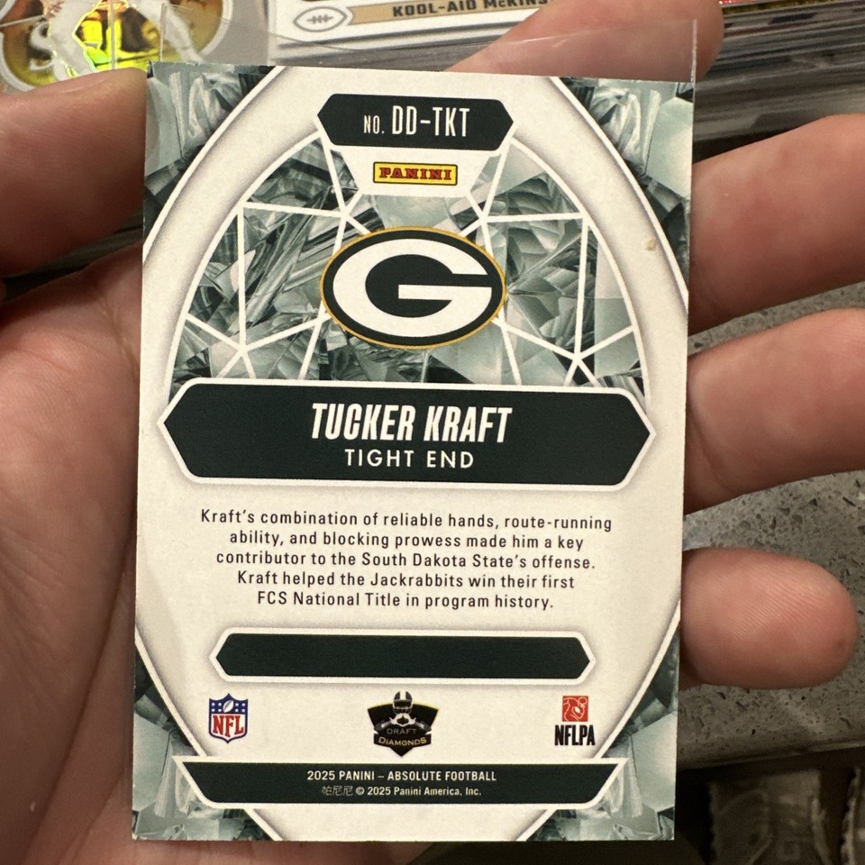 2025 Absolute Draft Diamonds #15 Tucker Kraft ~ Green Bay Packers | eBay