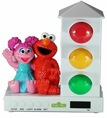 It's About Time Stoplight Sleep Enhancing Alarm Clock for Kids Elmo ...