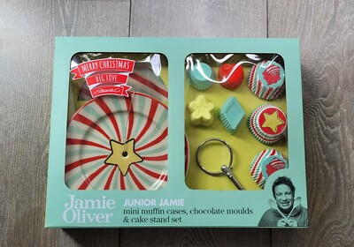JAMIE OLIVER JUNIOR JAMIE MINI MUFFIN CASE CHOCOLATE MOULDS CAKE STAND ...