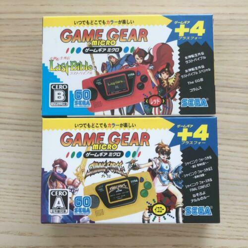 SEGA Game gear 30th anniversary Micro 4 color complete Set & Big Window ...