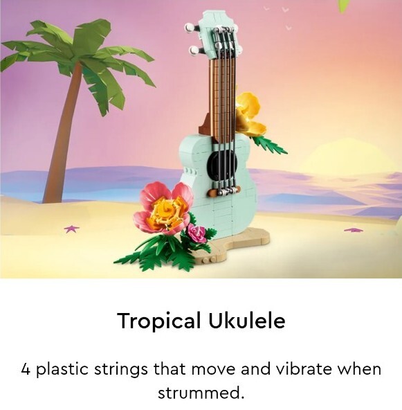LEGO® Creator 3-in-1 ~ Tropical Ukulele (31156) ~ Brand New & Sealed ...