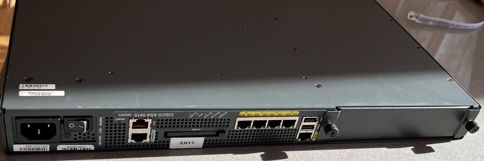 Cisco ASA 5510 Series ASA5510 4-Port Fast Adaptive Security Appliance ...