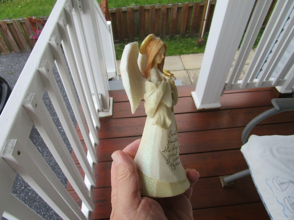 Foundations by Enesco Angels June Birthday ~[ God Smiled The Day You ...