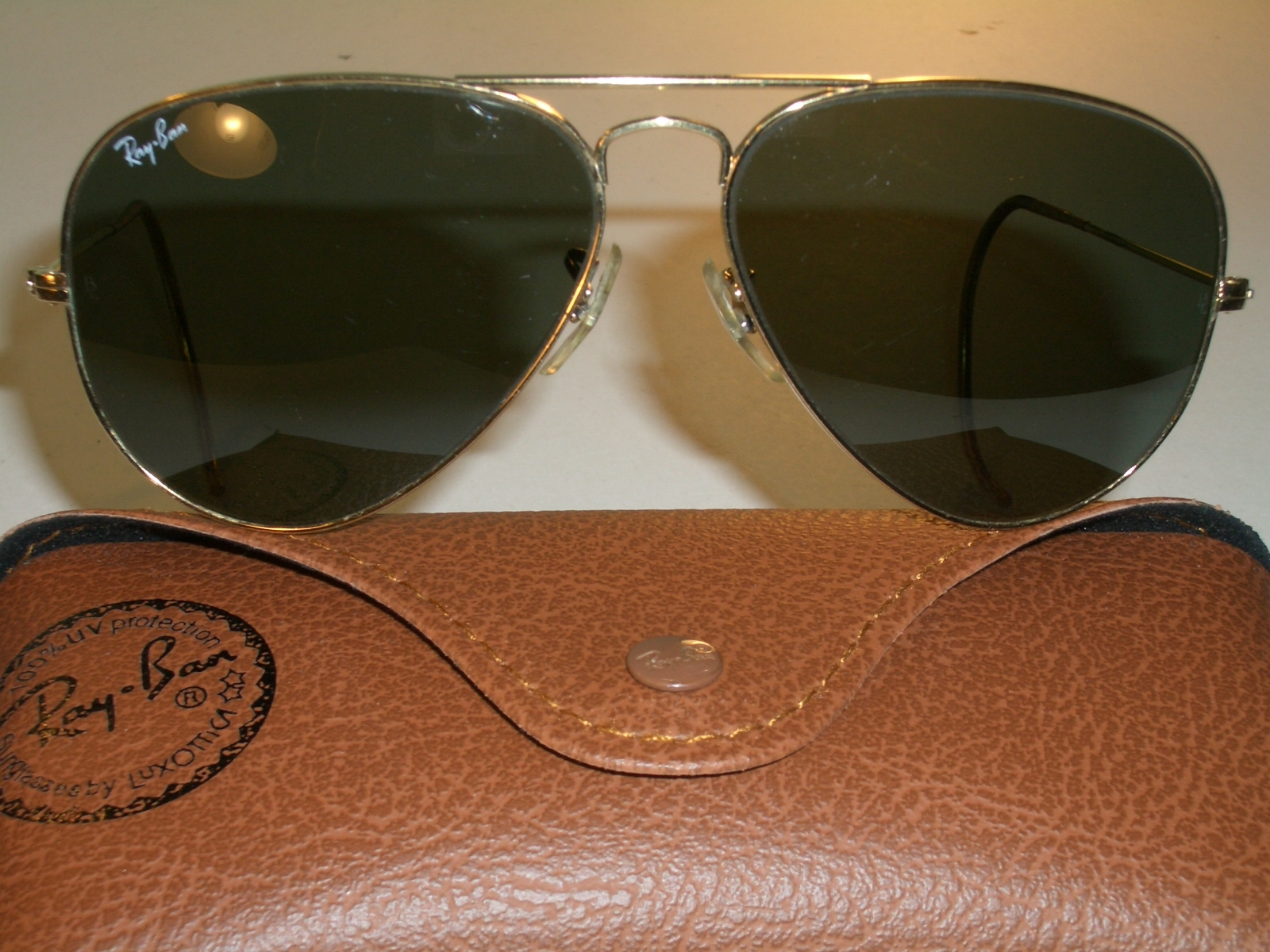 58MM B&L RAY BAN GP WRAPAROUNDs G15 UV GLASS LENS PILOT AVIATORS ...