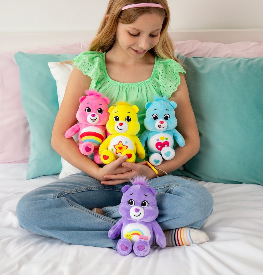 Care Bears 8-Inch Plush 4-Piece Treasure Chest - Soft, Huggable ...