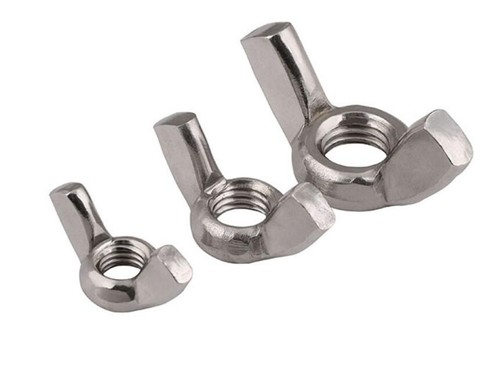 304/316/SUS Stainless Steel Butterfly Nut Lock Wing Nuts M3 M4 M5 M6 M8 ...