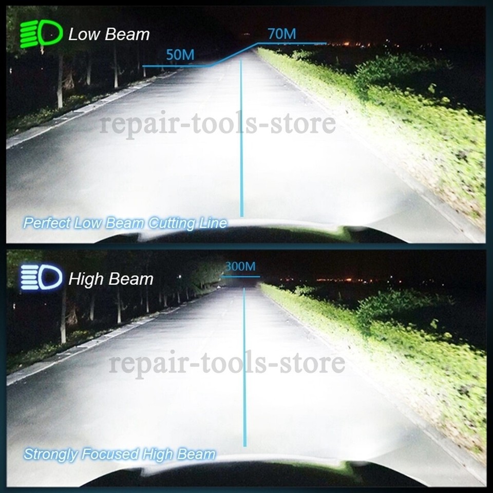 Mini Hyperboloid H4 Laser Bi LED Projector Lens Motor&Car Headlight ...