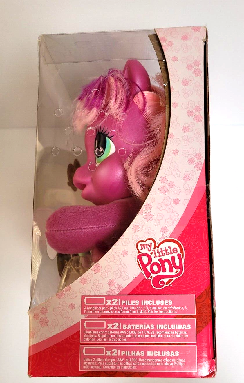 MLP My Little Pony Cheer Me up Cheerilee Talking Newborn Plush 2009 ...