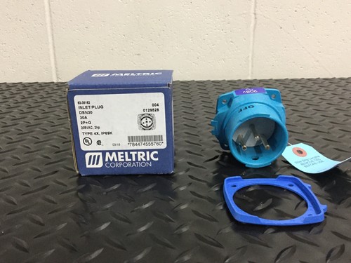MELTRIC DSN30 SERIES INLET/PLUG CONNECTOR 2hp 30A 208VAC | eBay